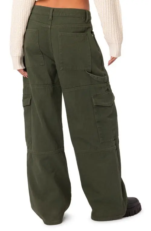 EDIKTED Ember Denim Cargo Pants