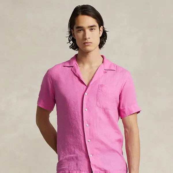Ralph Lauren Classic Fit Linen Camp Shirt