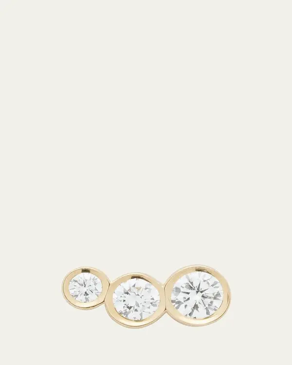 Sophie Bille Brahe Croissant Right Earring - Gold