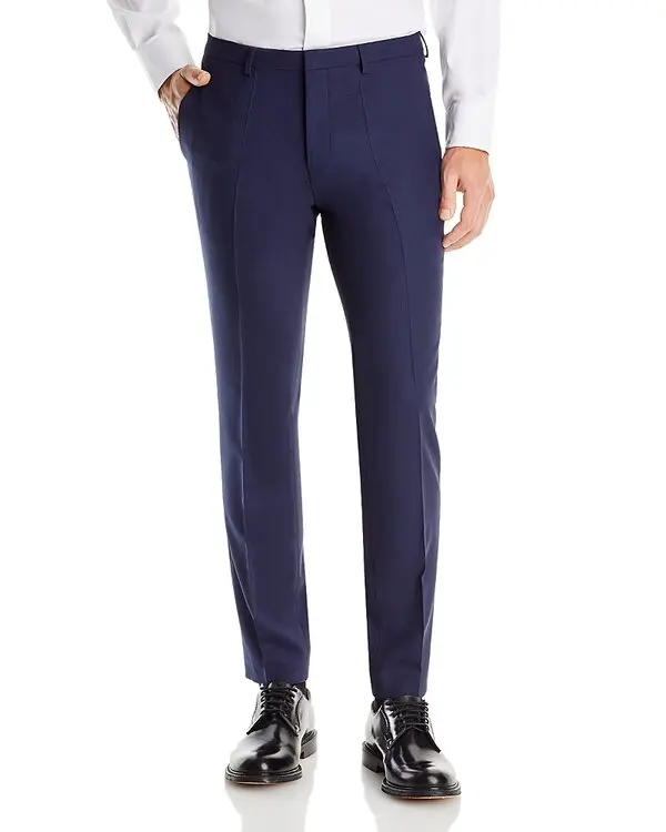 Hugo Hesten Super Extra Slim Fit Suit Pants - Navy