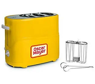 NOSTALGIA Oscar Mayer Hot Dog Toaster With 2 Slots