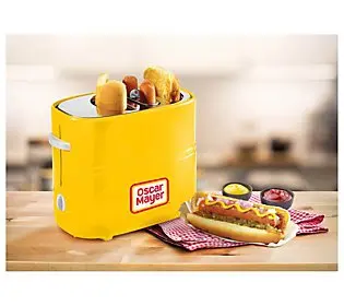NOSTALGIA Oscar Mayer Hot Dog Toaster With 2 Slots