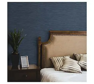 NEXTWALL Cyrus Faux Grasscloth Peel And Stick Wallpaper