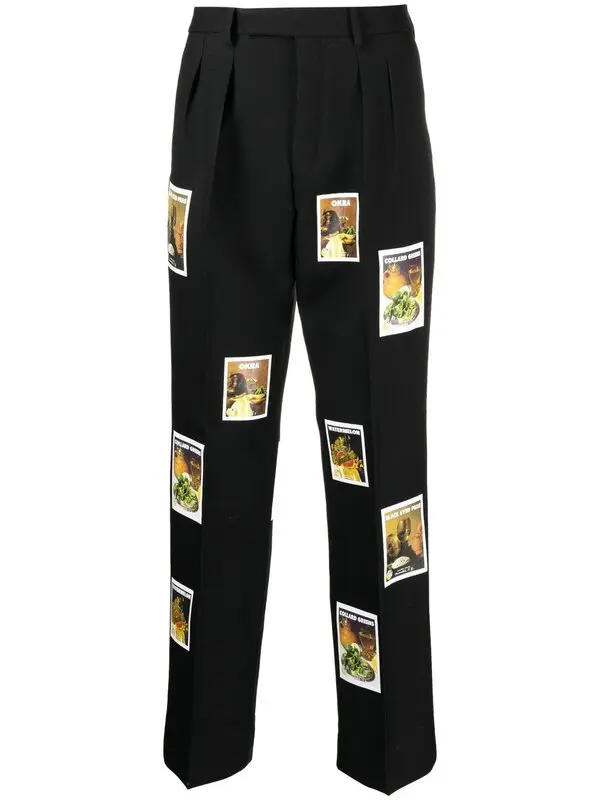 DENIM TEARS Polaroid Print Trousers