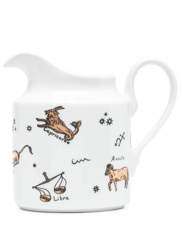 FORNASETTI Astronomici Milk Jug - Black