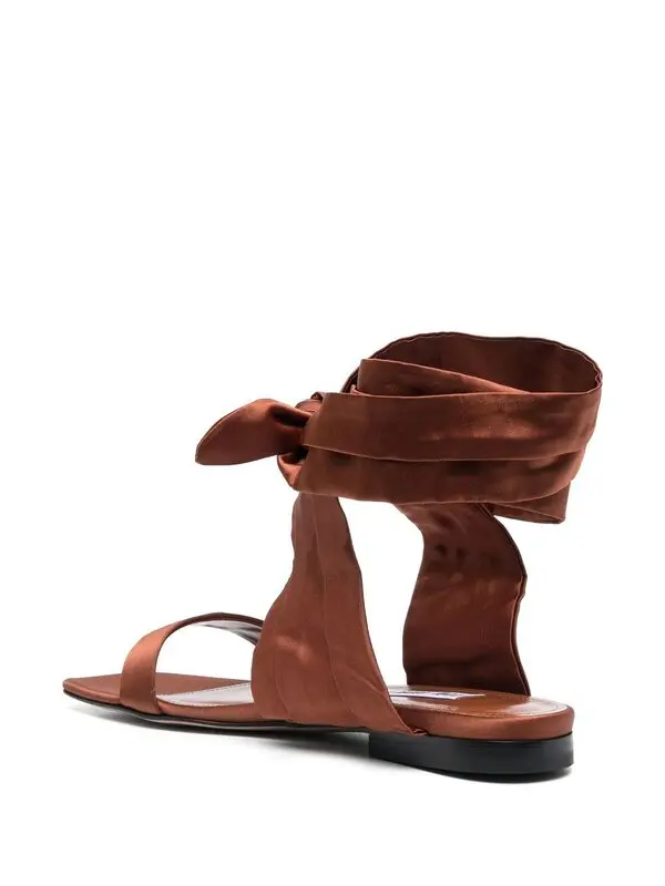 Attico Ankle-tie Flat Sandals
