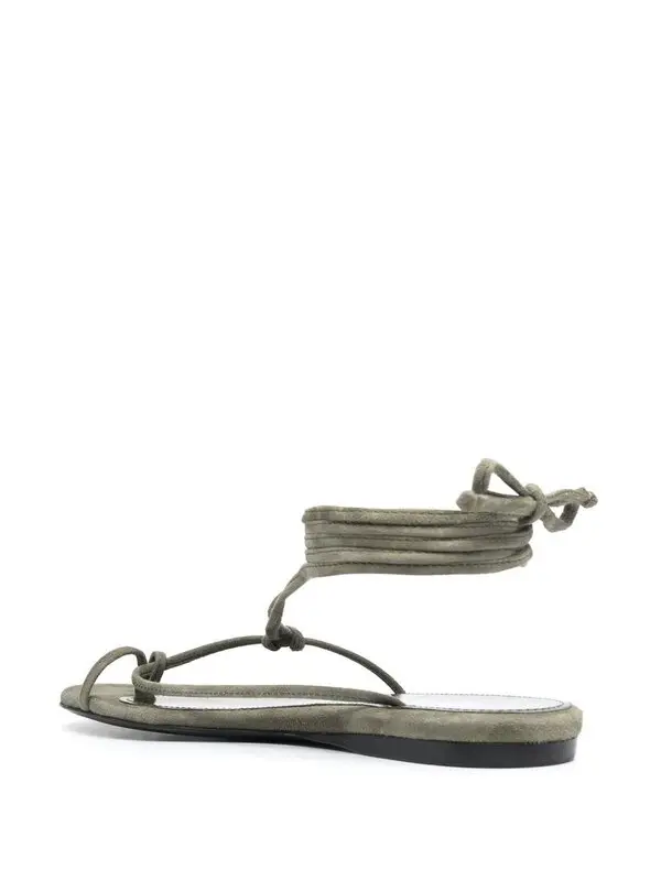 Attico Ankle-tie Flat Sandals