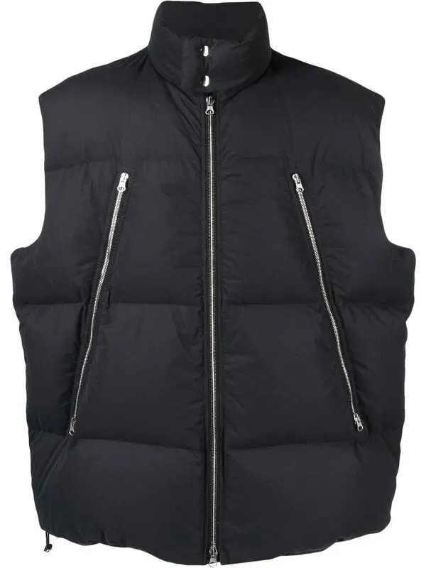 MAISON MARGIELA High-neck Padded Gilet