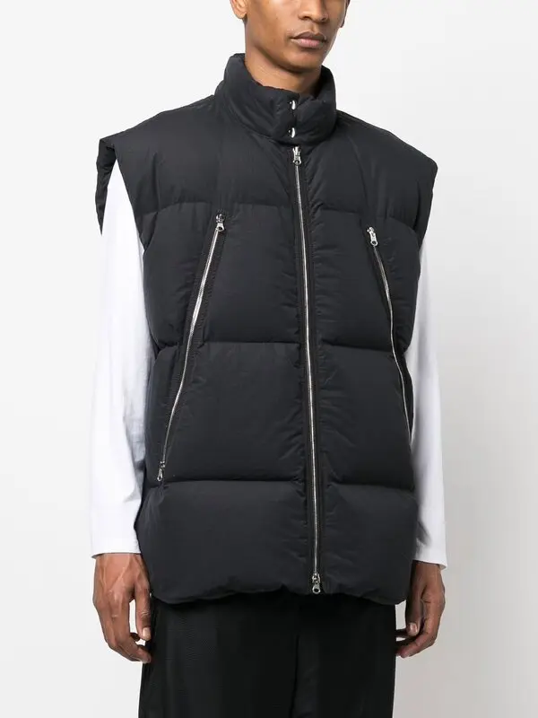 MAISON MARGIELA High-neck Padded Gilet