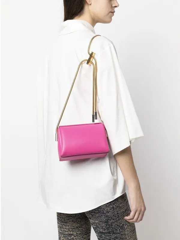 Marni Round Snake Chain Shoulder Bag