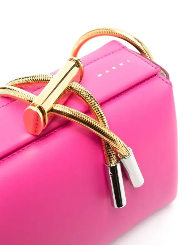 Marni Round Snake Chain Shoulder Bag