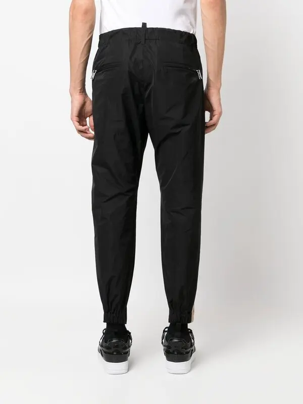 Dsquared2 Logo-tape Tapered Trousers
