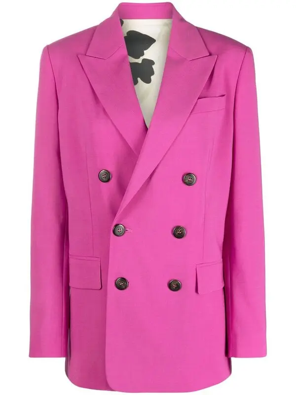 Dsquared2 Peak-lapel Double-breasted Blazer - Pink