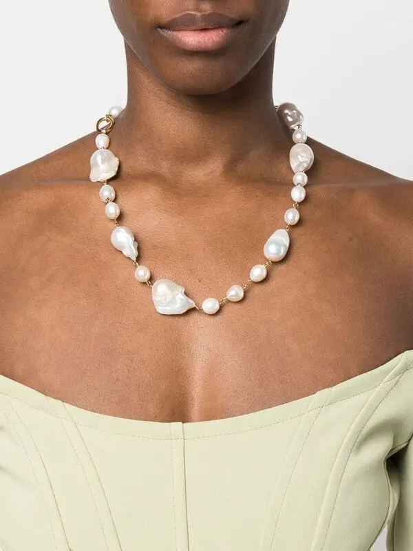 JIL SANDER Pearl-embellished Necklace
