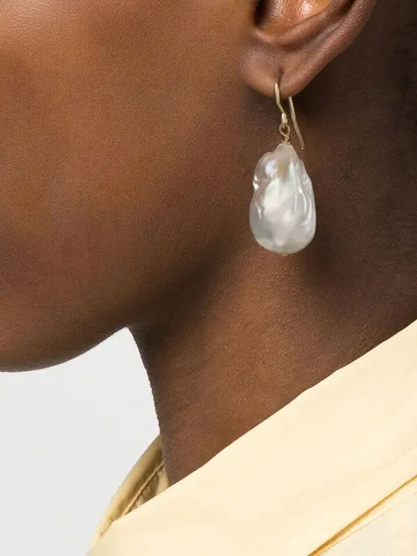 JIL SANDER Pearl-detail Drop Earrings
