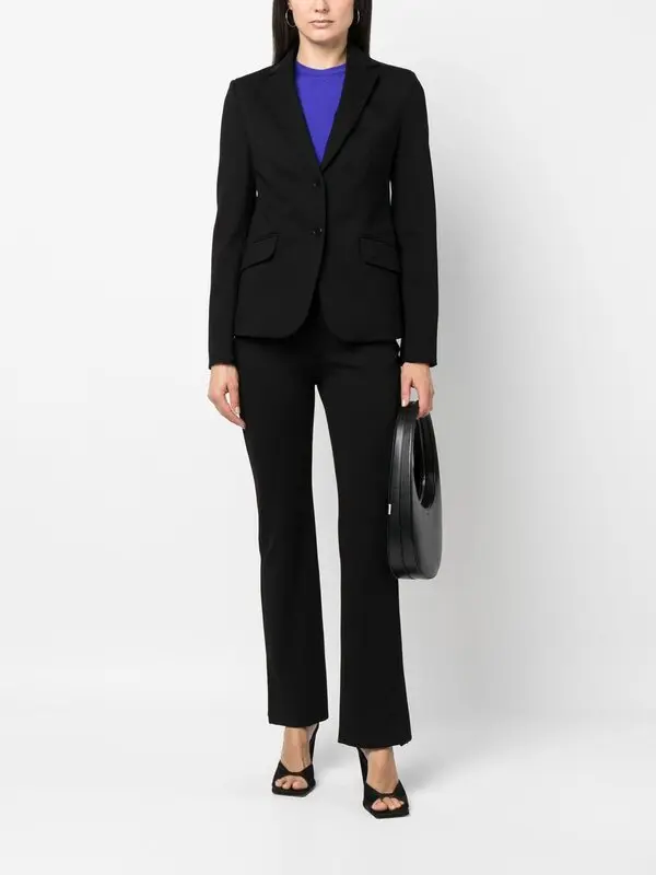 Karl Lagerfeld Fitted Blazer With Embroidered Logo