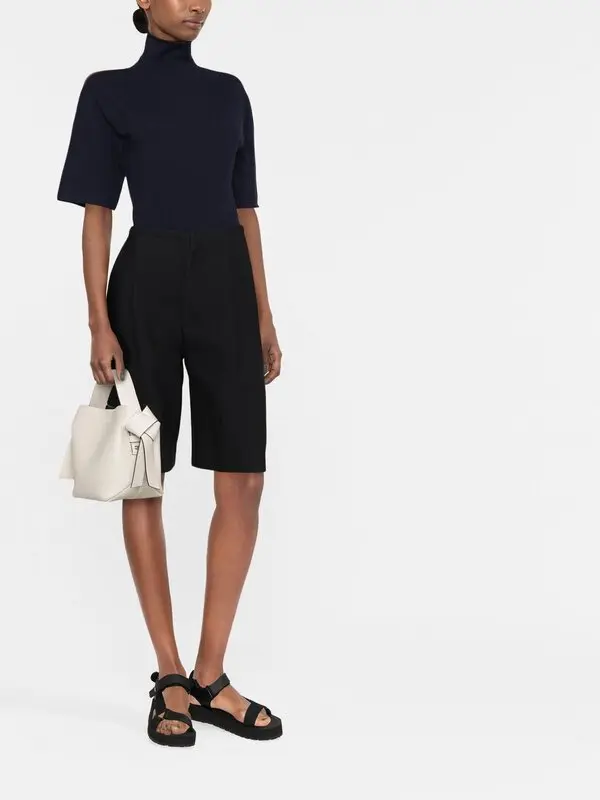 JIL SANDER Short-sleeved Knitted Top