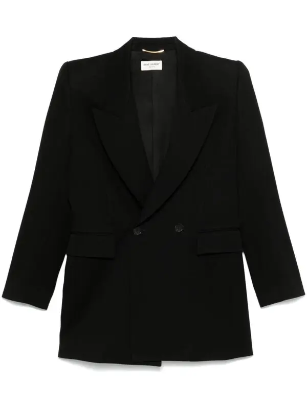 Saint Laurent Double-breasted Wool Blazer