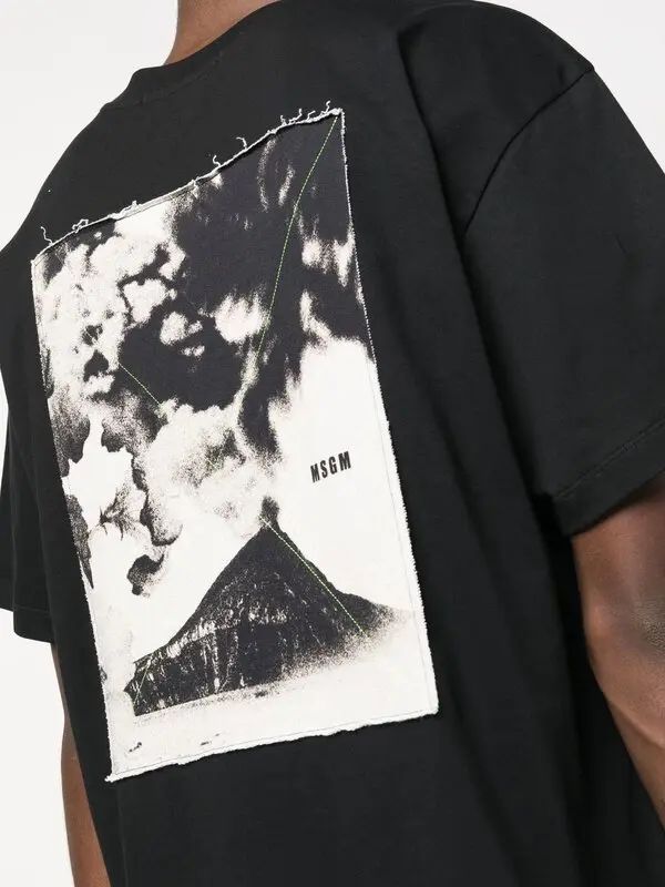 MSGM Logo-print T-shirt