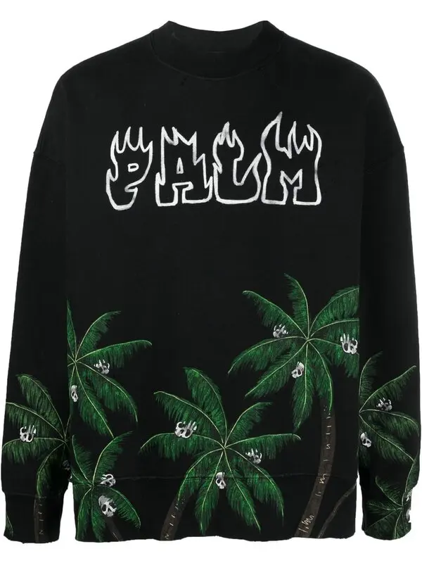Palm Angels Logo-print Sweatshirt