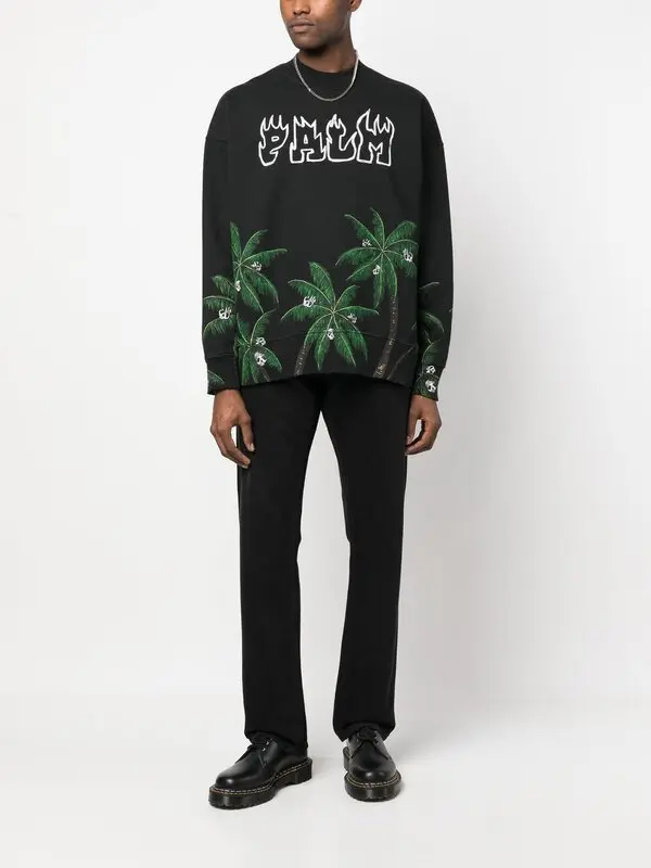 Palm Angels Logo-print Sweatshirt