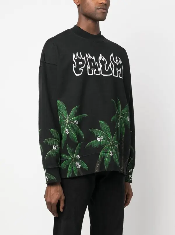 Palm Angels Logo-print Sweatshirt