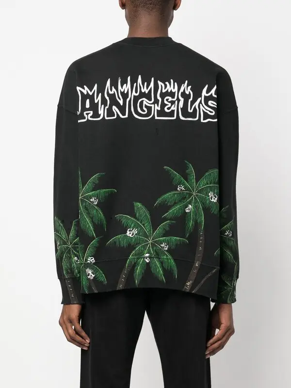 Palm Angels Logo-print Sweatshirt