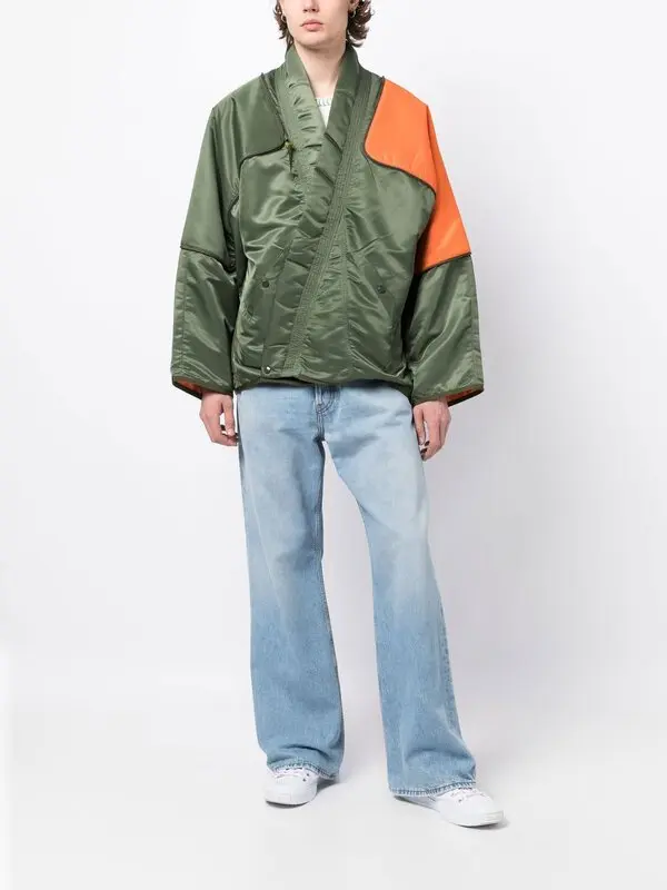 Kapital Ma-1 Kesa Sham Bomber Jacket In Green - 60% Off | Editorialist