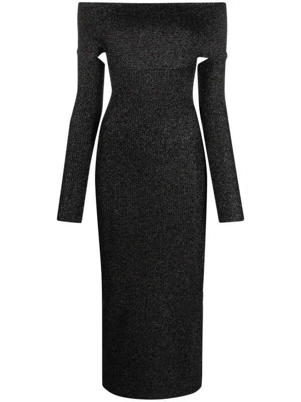 Khaite Marisole Midi Dress - Black