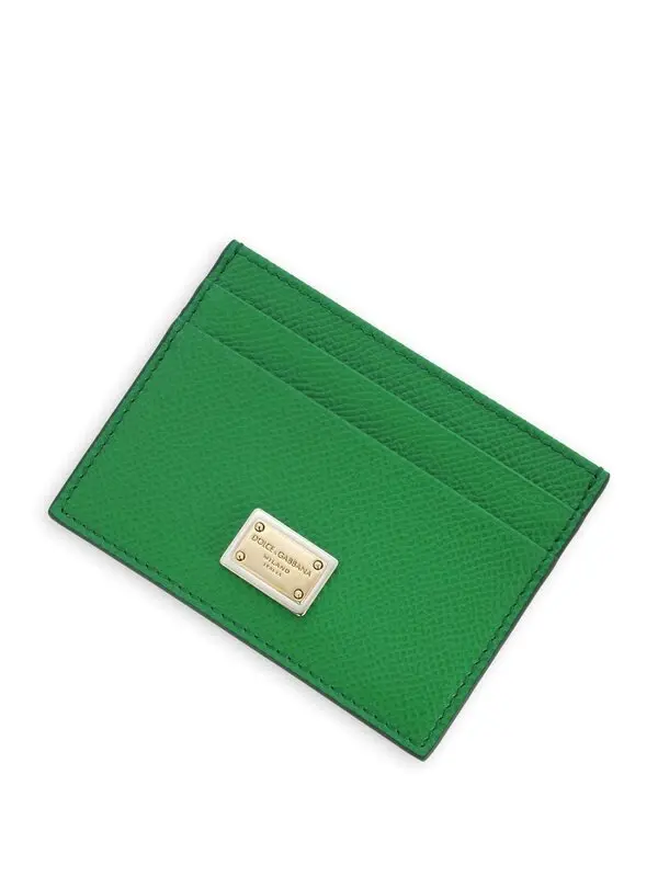 Dolce & Gabbana Logo-tag Leather Card Holder