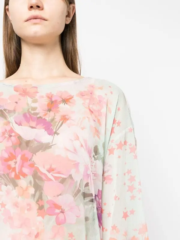 TWINSET Floral-print Belted Dress