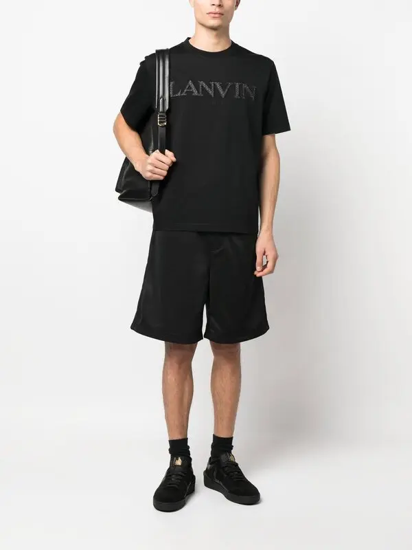 LANVIN Logo-embroidered Track Shorts