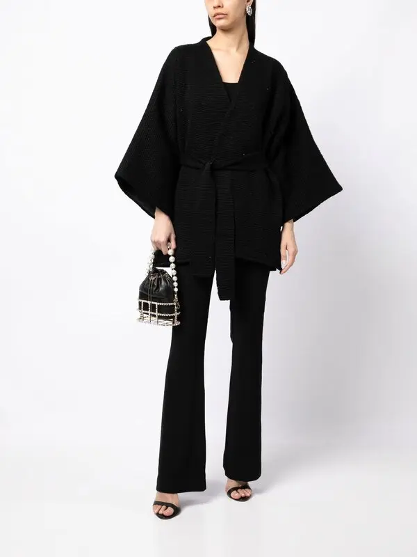 Voz Belted Wide-sleeve Jacket