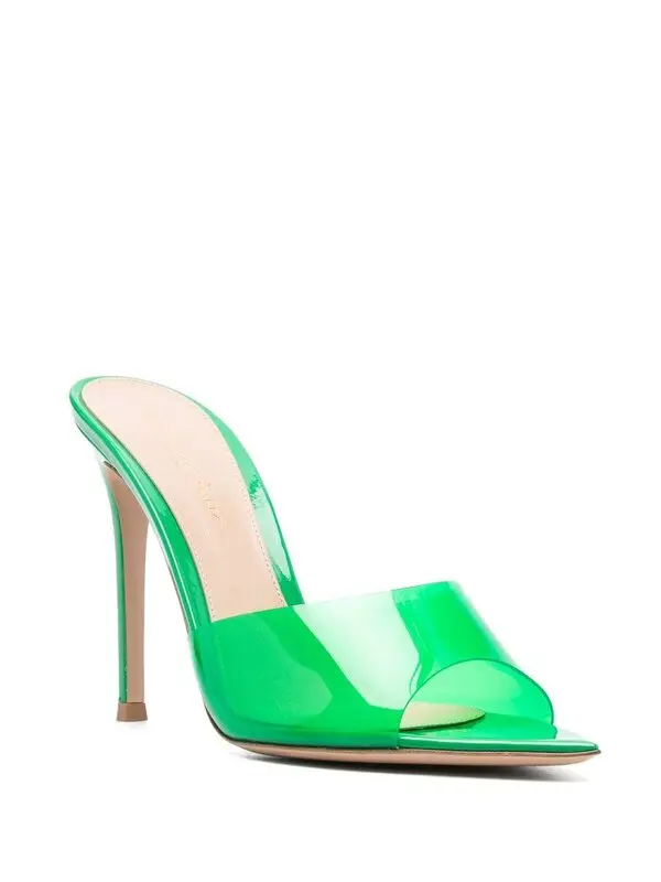 GIANVITO ROSSI Elle 105mm Transparent-strap Sandals