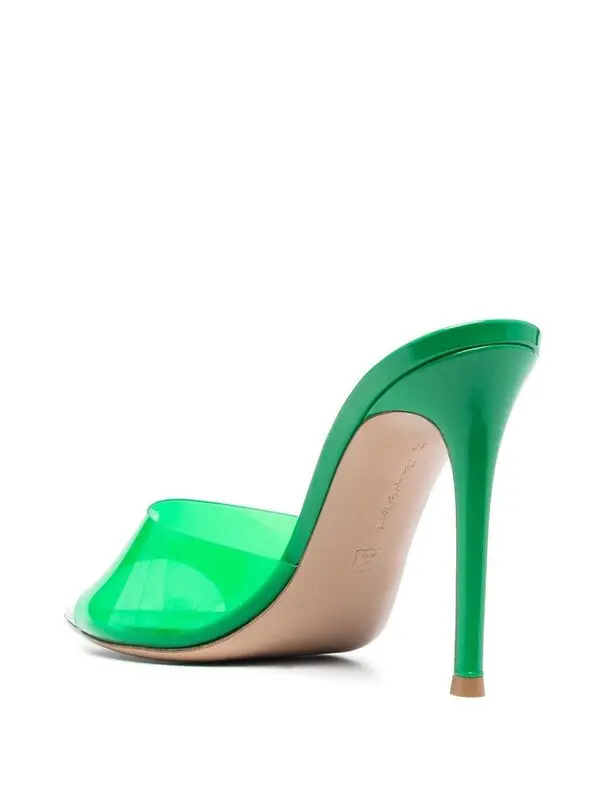 GIANVITO ROSSI Elle 105mm Transparent-strap Sandals