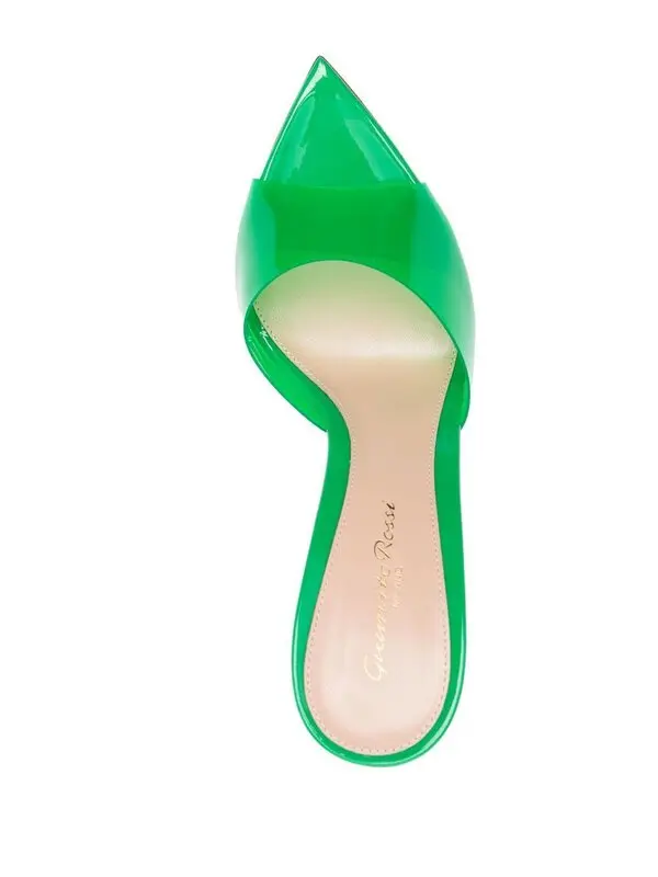 GIANVITO ROSSI Elle 105mm Transparent-strap Sandals