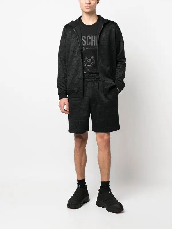 Moschino All-over Debossed Logo Sweatshirt