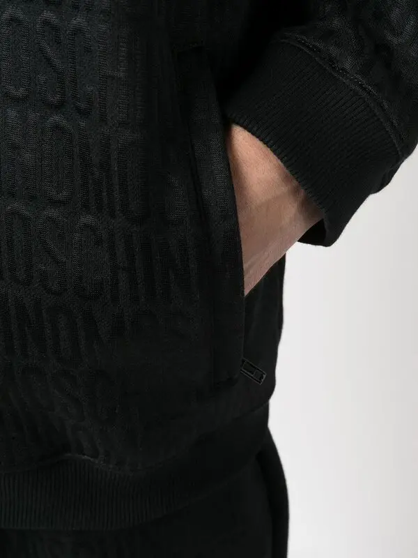 Moschino All-over Debossed Logo Sweatshirt