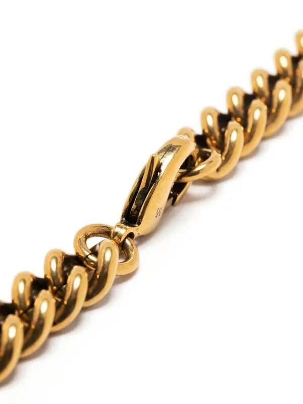 Balenciaga Bb-icon Curb Chain Necklace