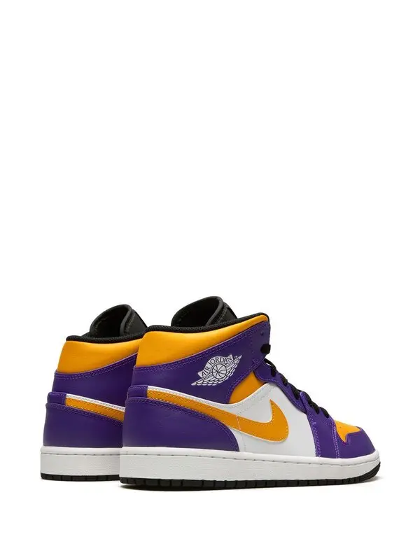 JORDAN Air 1 Mid Lakers Sneakers - Purple