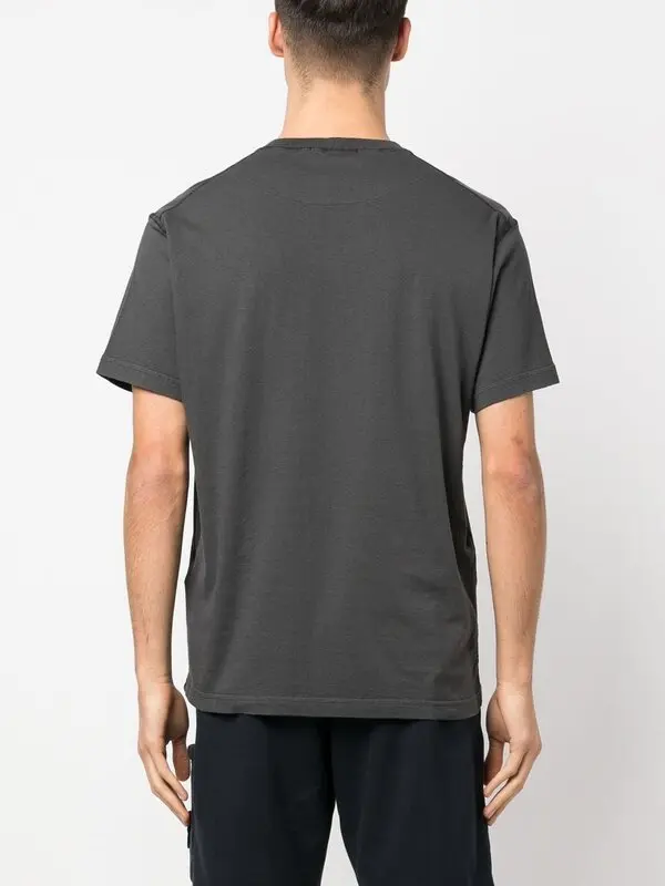 Stone Island Compass-patch Cotton T-shirt