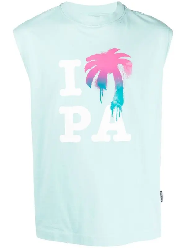Palm Angels Logo-print Tank Top