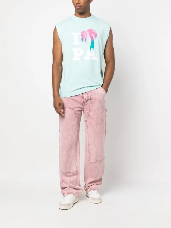 Palm Angels Logo-print Tank Top