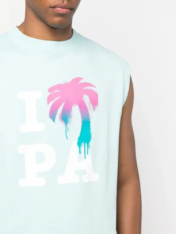 Palm Angels Logo-print Tank Top