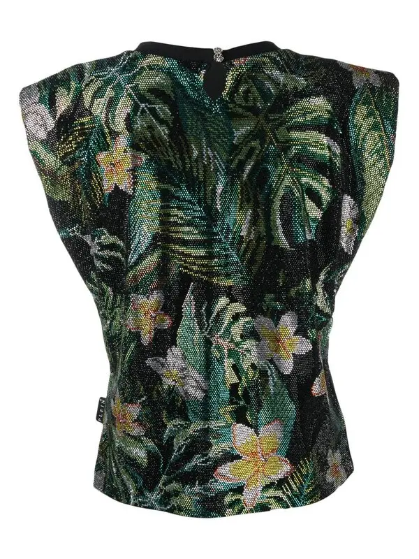 Philipp Plein Floral-print Tank Top