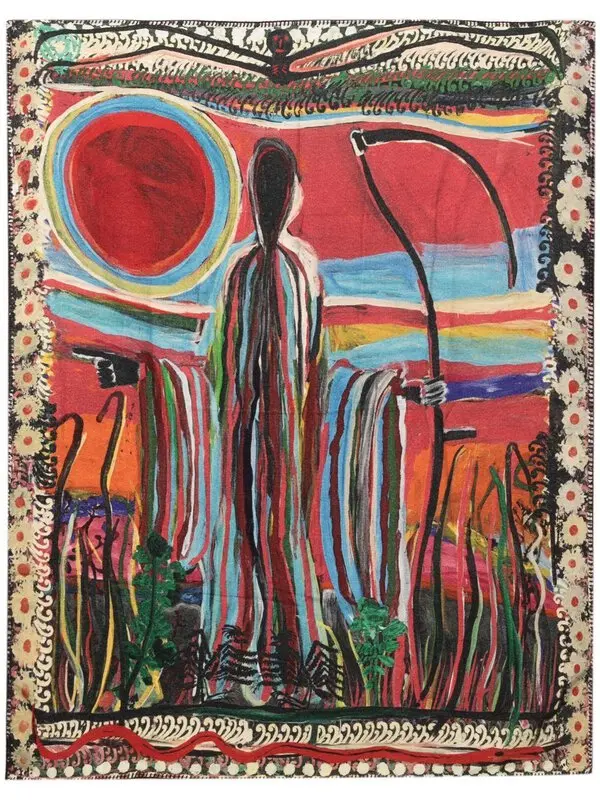 Givenchy Illustration-print Wool Blanket