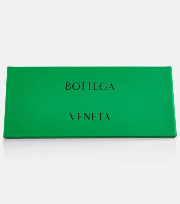 Bottega Veneta Bombe Oval Sunglasses - Black