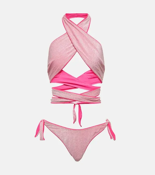 REINA OLGA Showhorse Lurex® Swimsuit - Pink