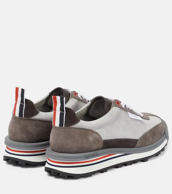 Thom Browne Tech Runner Suede Sneakers