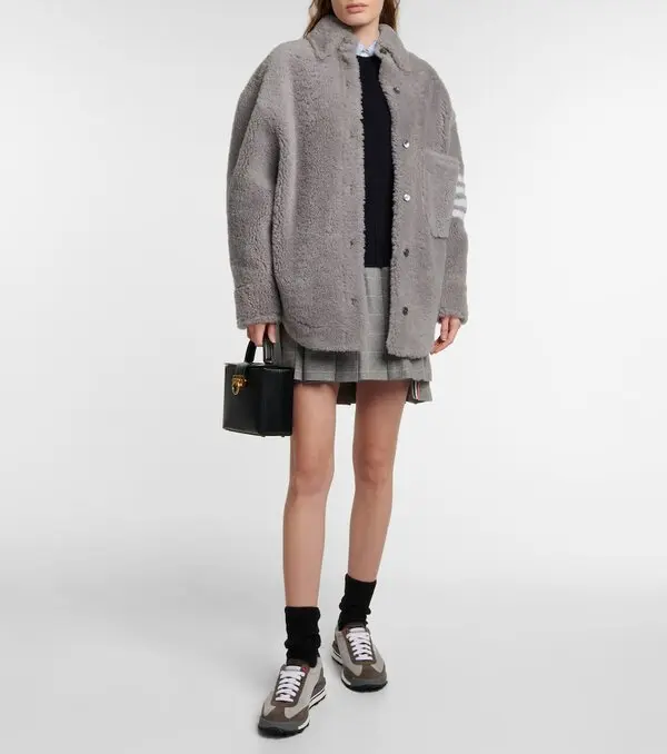 Thom Browne Tech Runner Suede Sneakers